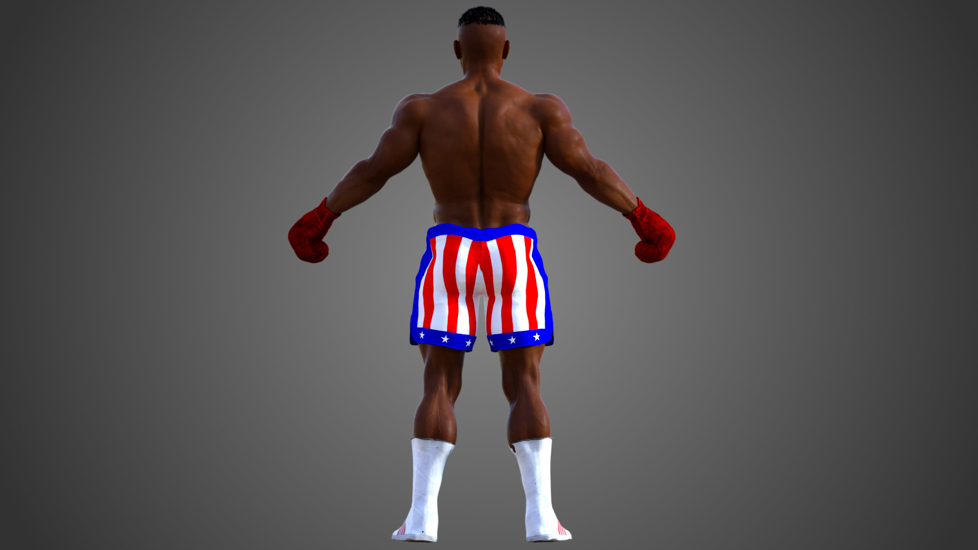 Apollo Creed 3D model animated rigged | CGTrader
