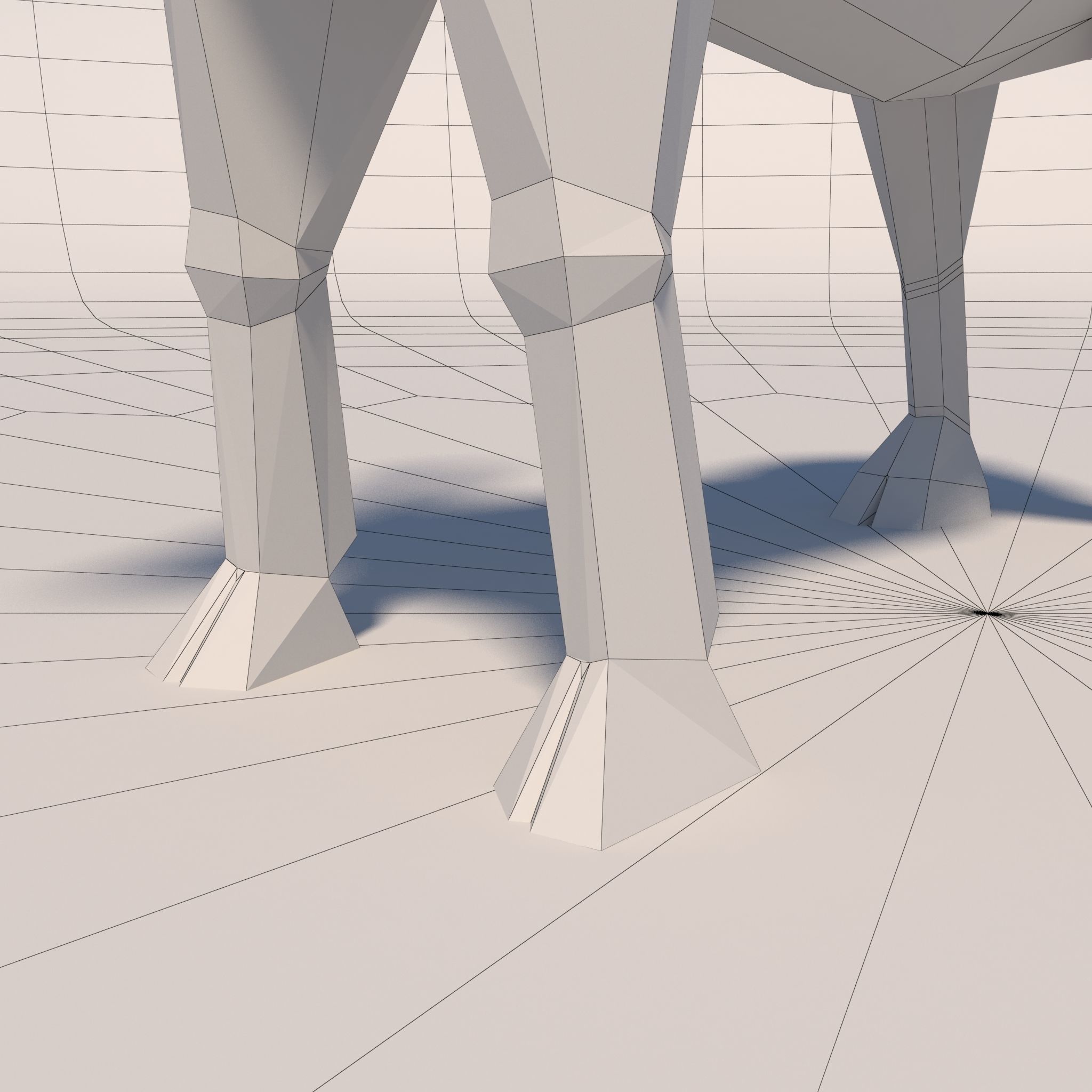 3D model Game Ready Low-Poly Goat VR / AR / low-poly rigged animated ...