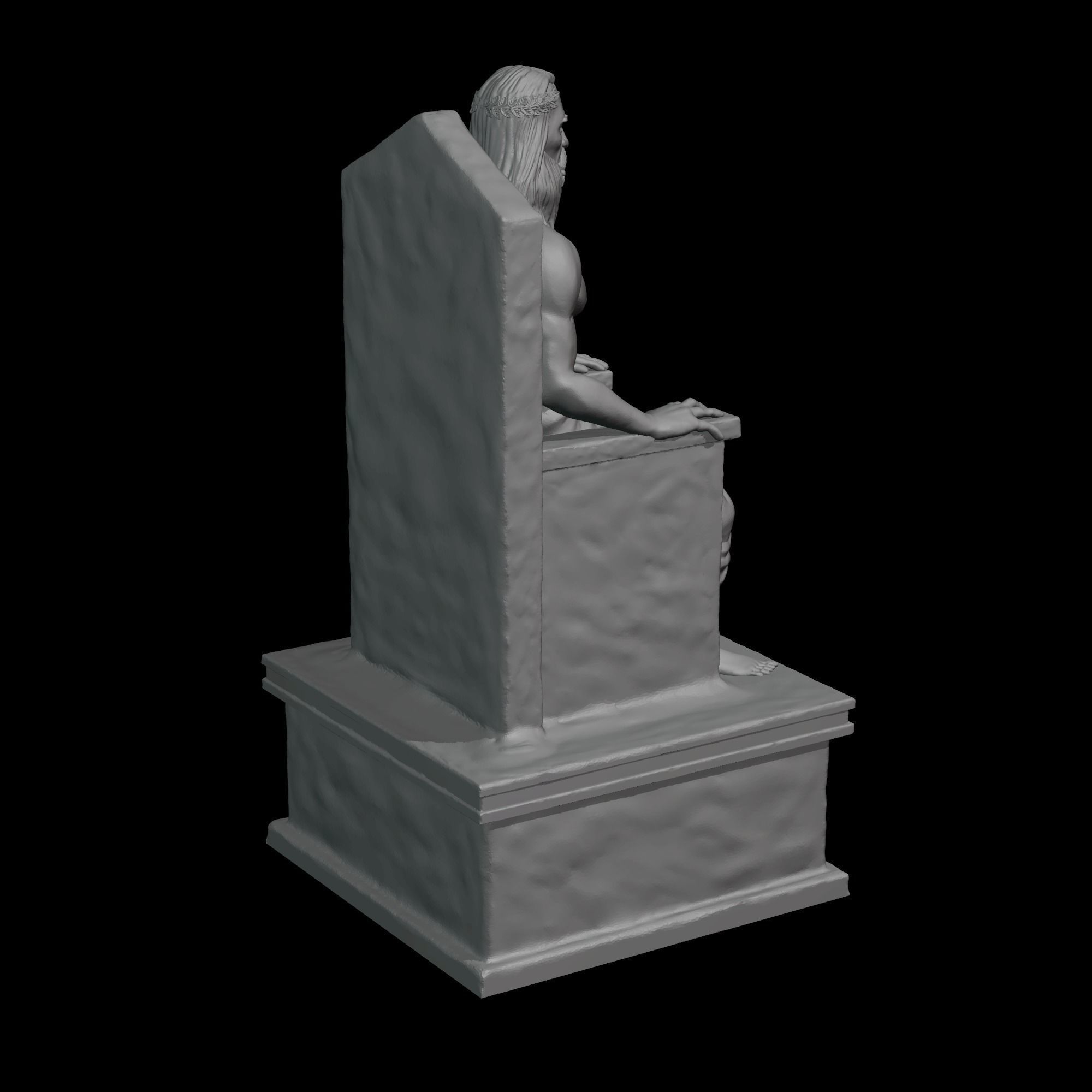 Zeus god printable 3D model 3D printable | CGTrader