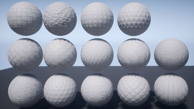 3D model Abstract Materials PACK VR / AR / low-poly | CGTrader