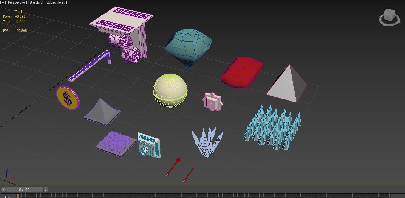 3D model Helix Jump greek style VR / AR / low-poly | CGTrader