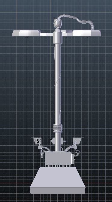 Blade Runner Street Lamp 3D model | CGTrader