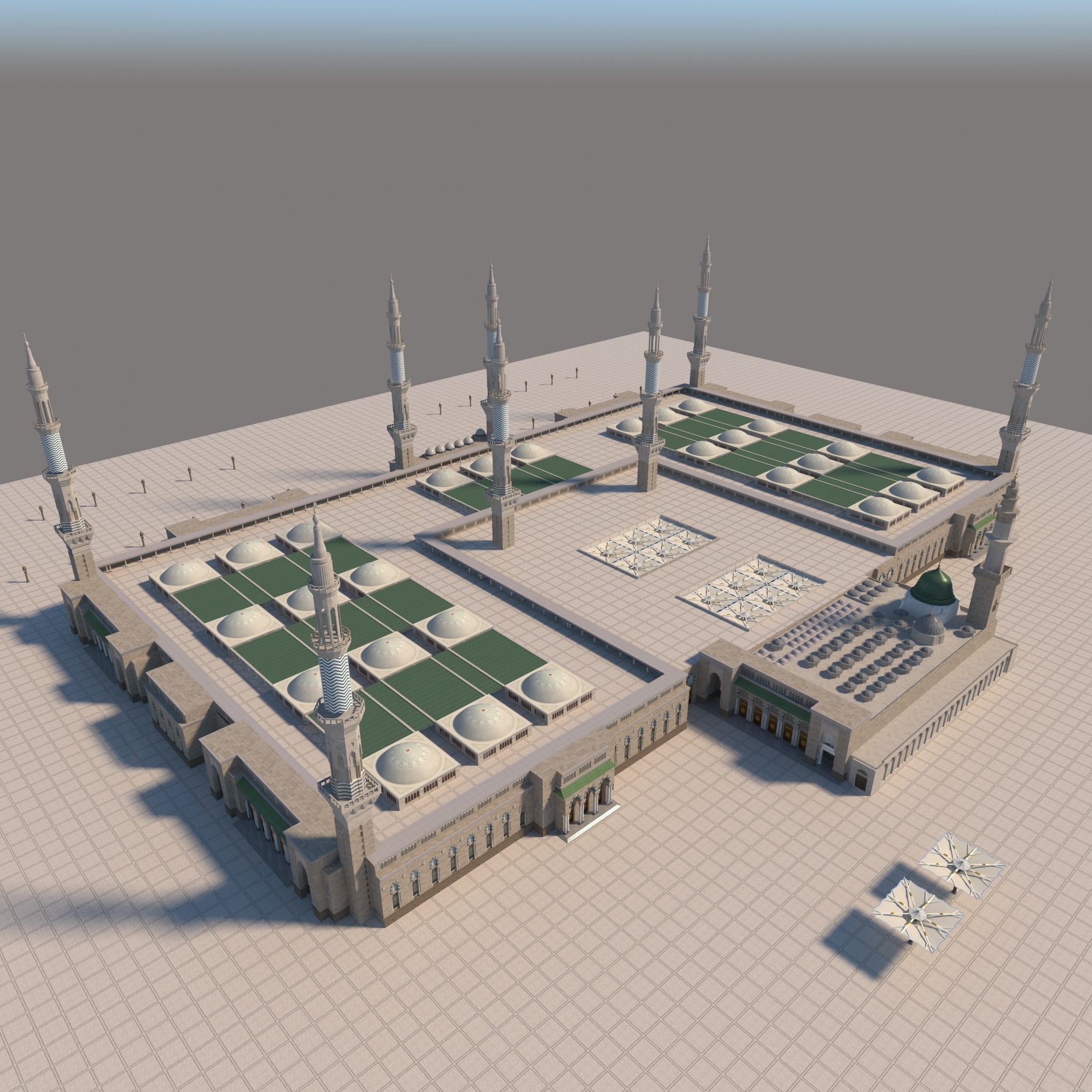 Masjid Nabawi 3D model | CGTrader