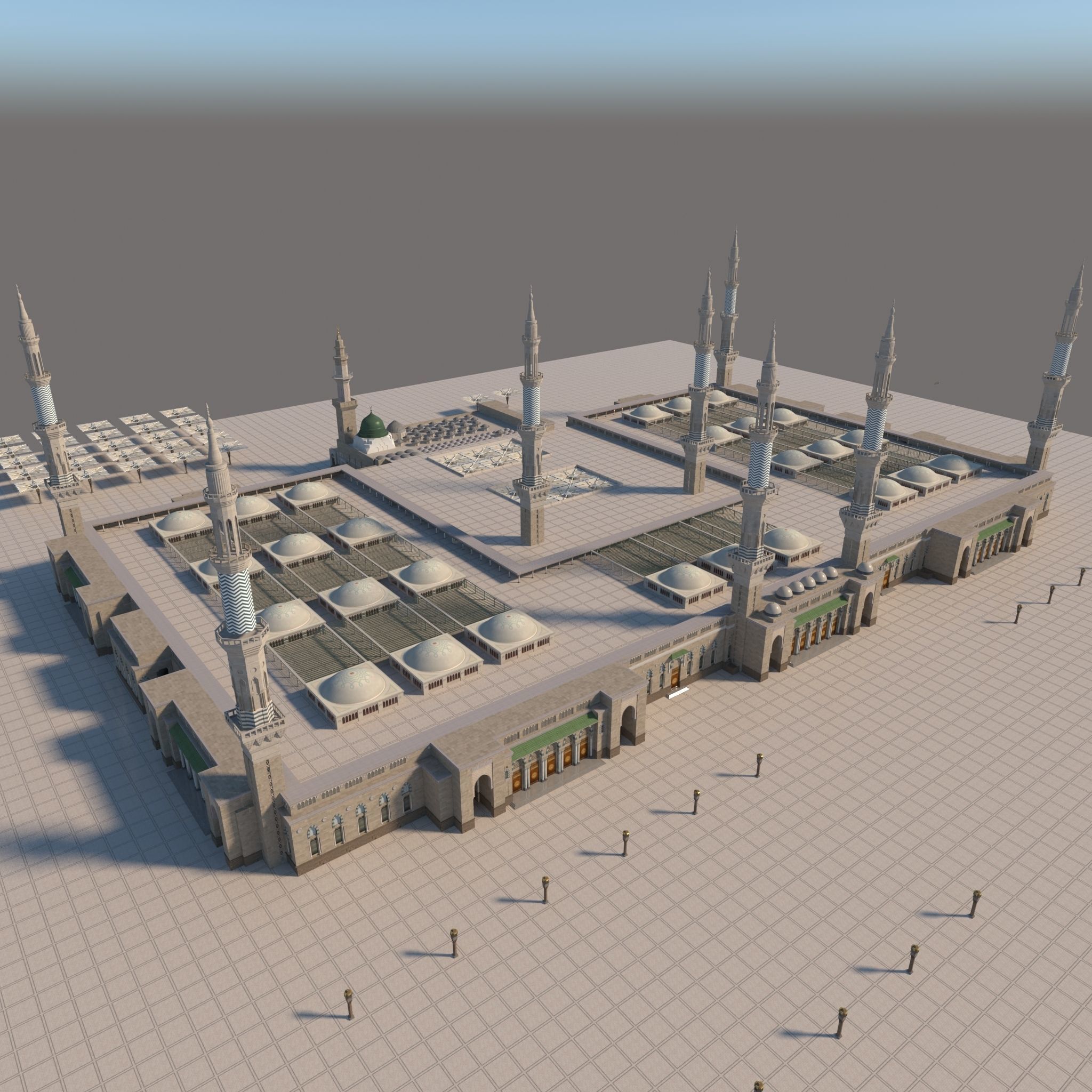 Masjid Nabawi 3D model | CGTrader