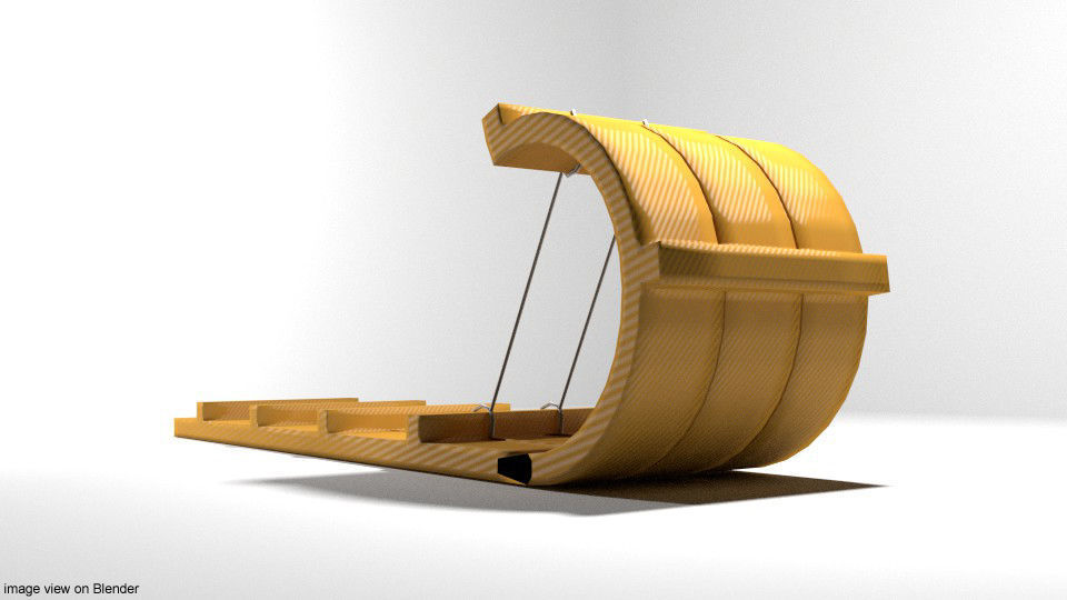 Sled - type 1 3D model | CGTrader