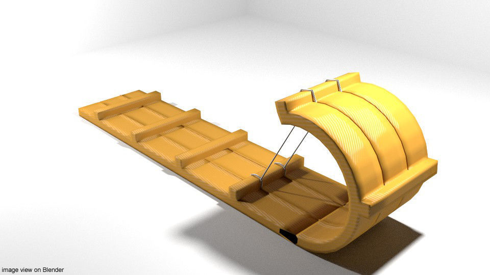 Sled - type 1 3D model | CGTrader