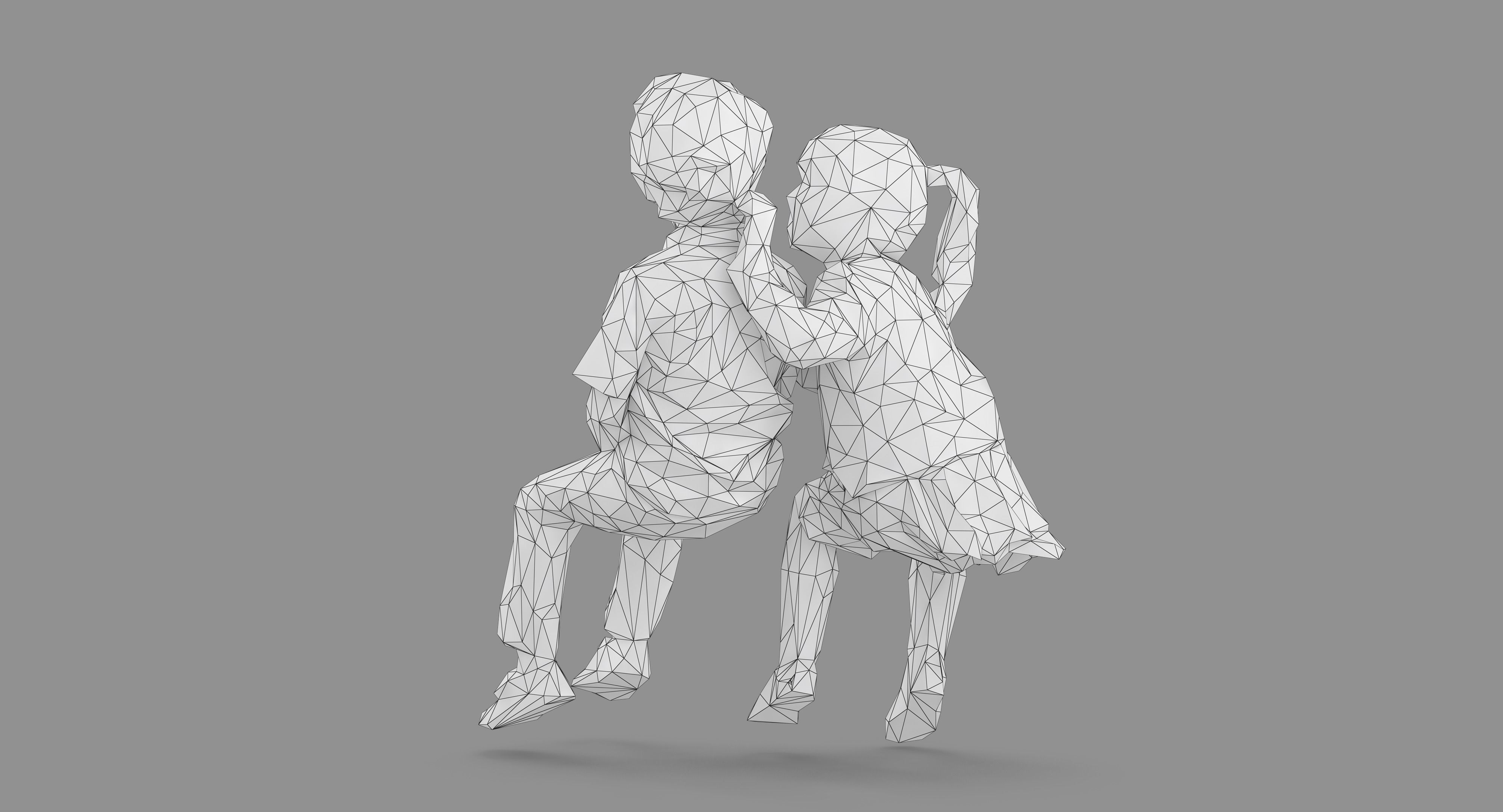 3D model Children 3k 520 VR / AR / low-poly | CGTrader