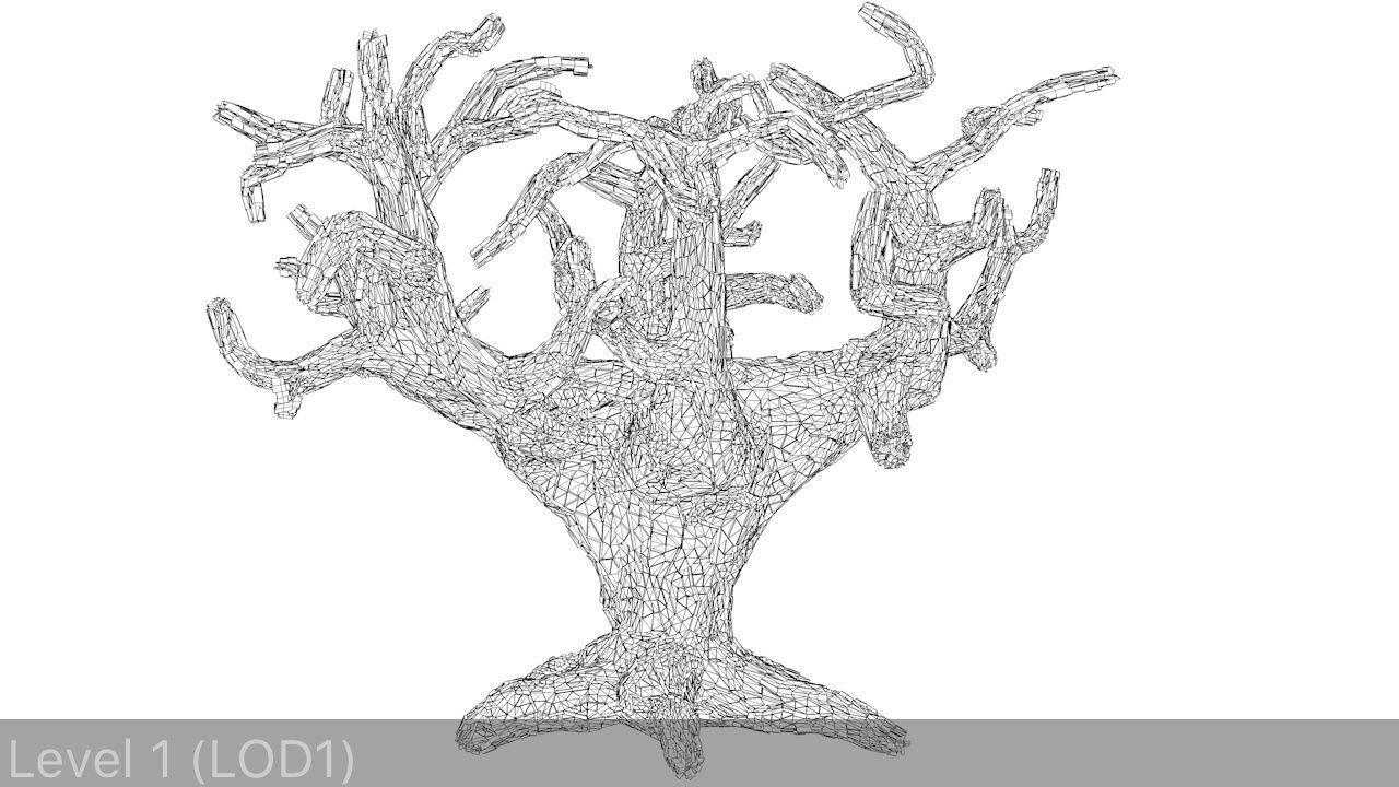 3D model Sci-Fi Shapes - The Tree of Eternity VR / AR / low-poly | CGTrader