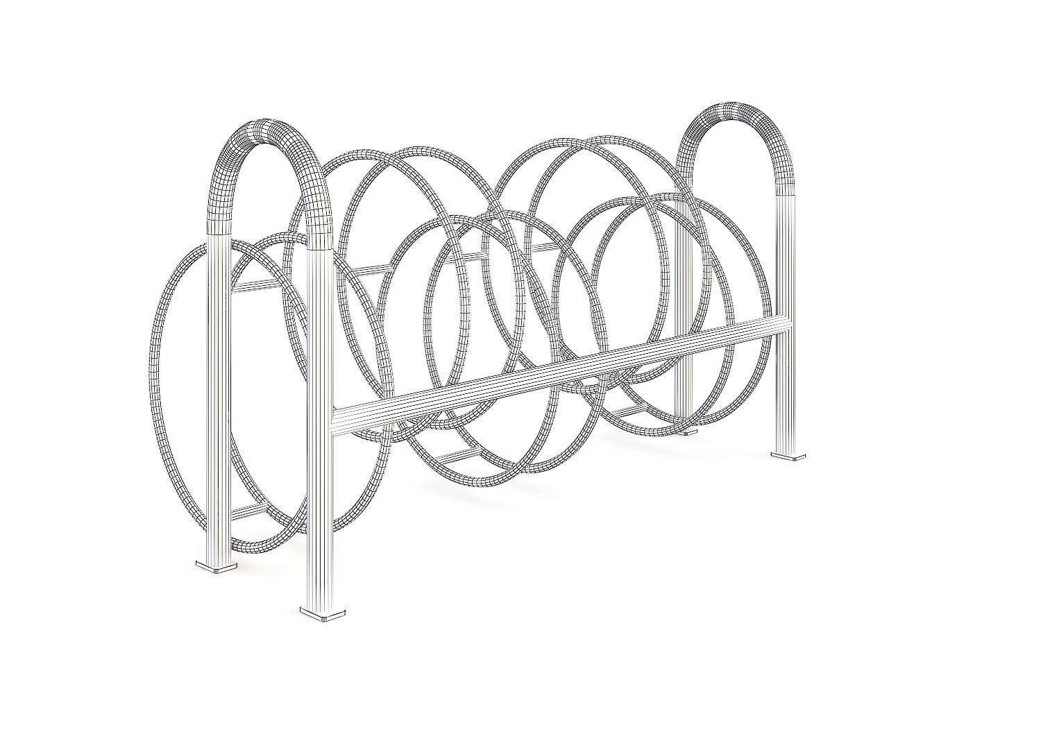 Bike rack 3d model 1 3D model | CGTrader