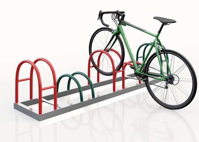 Bike rack 3d model 2 3D model | CGTrader