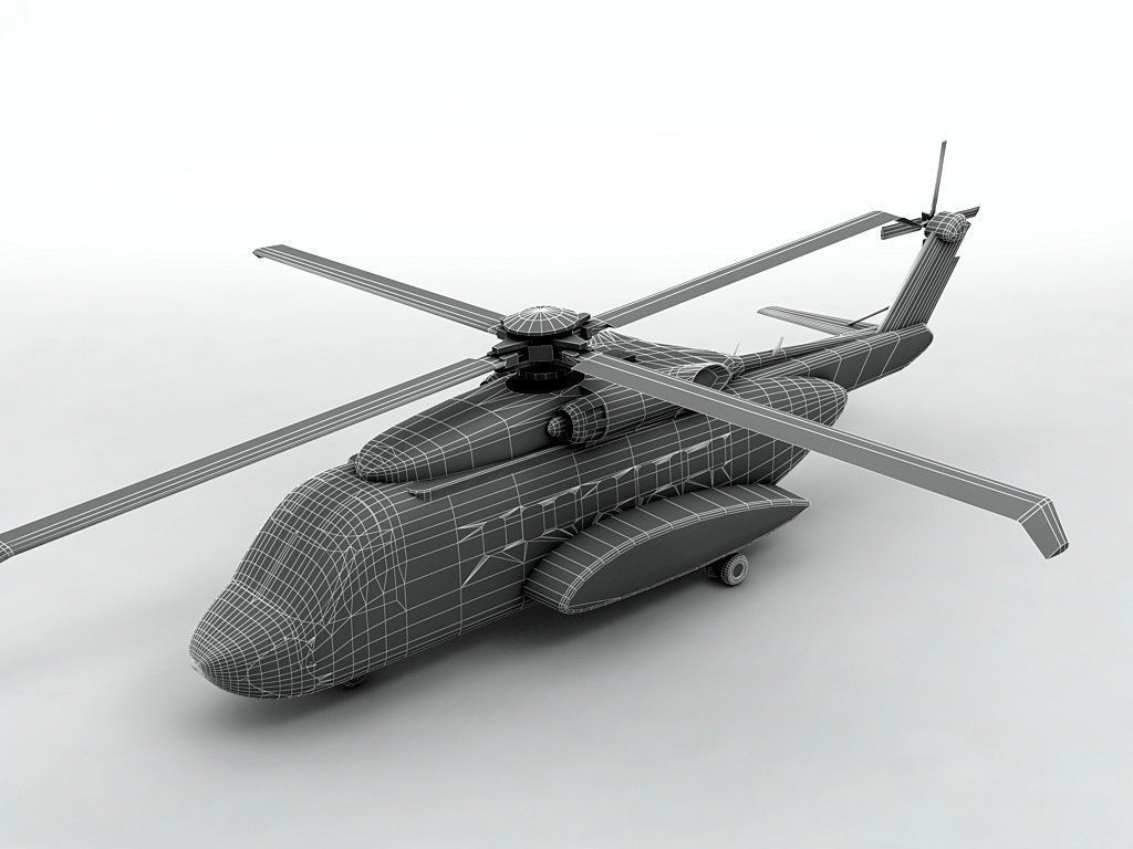 3D model Sikorsky S92 Helicopter -2 VR / AR / low-poly | CGTrader