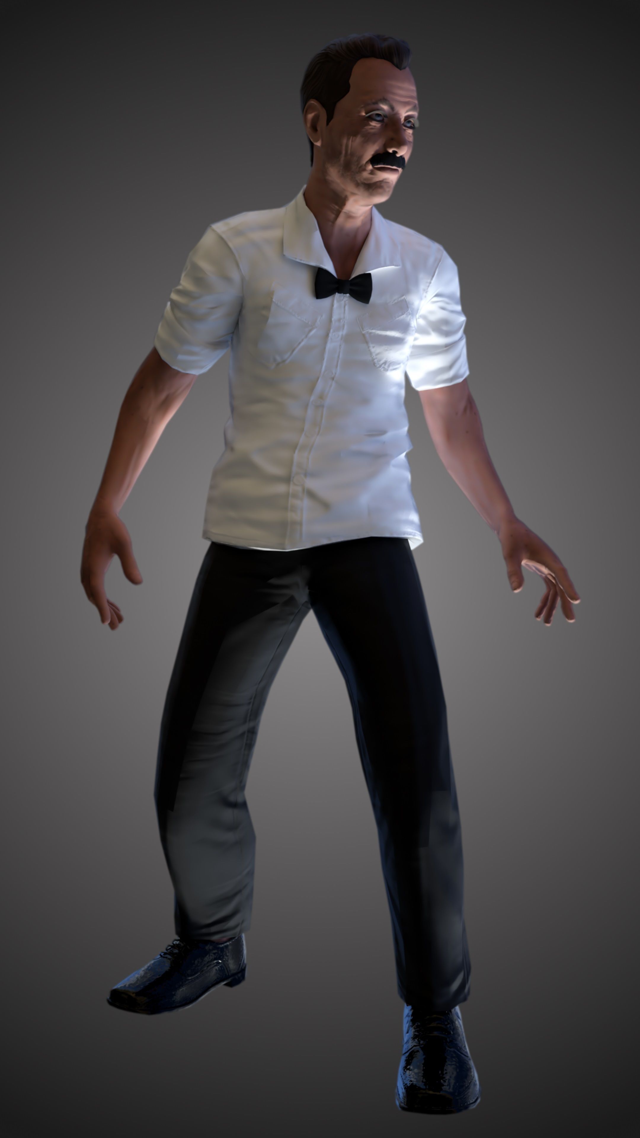 3D model Boxing Referee VR / AR / low-poly rigged animated | CGTrader