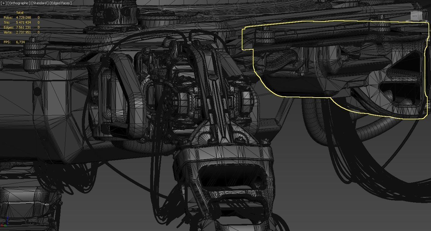 Sci-fi Turret robot 3D model | CGTrader