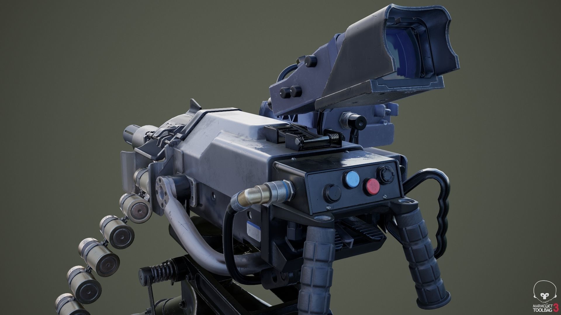 MK47 grenade launcher 3D model | CGTrader