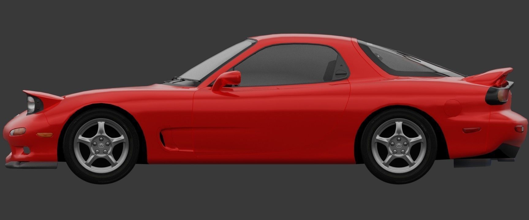 3D model Mazda RX-7 FD3S VR / AR / low-poly | CGTrader