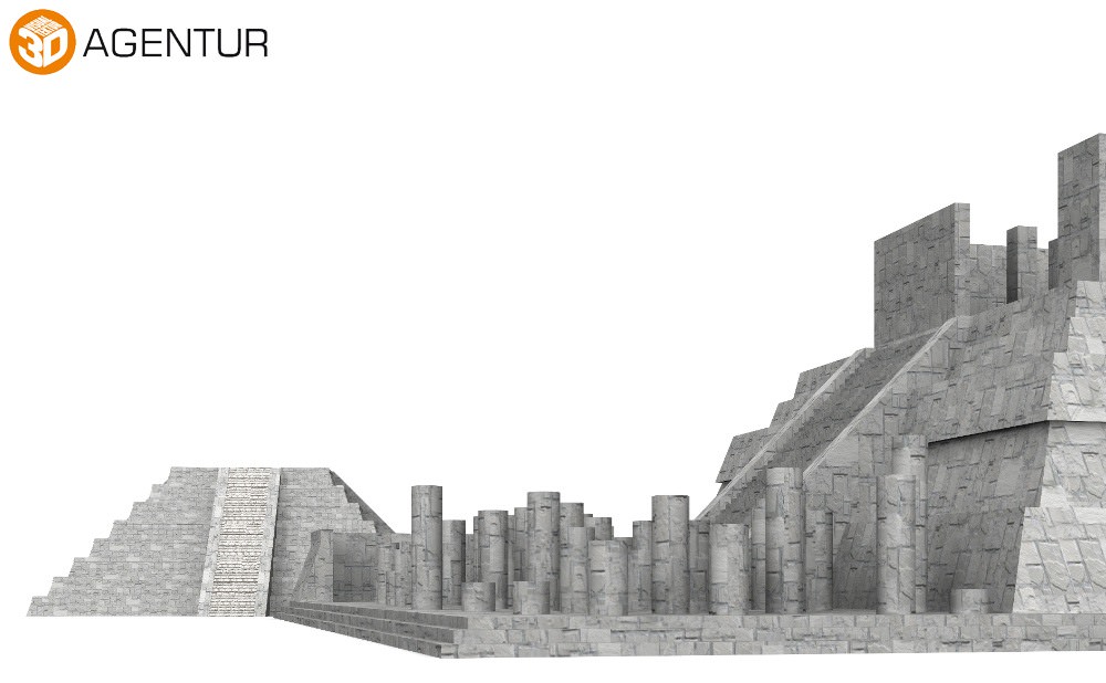 Pre Hispanic Mayan City of Chichen Itza 3D model | CGTrader