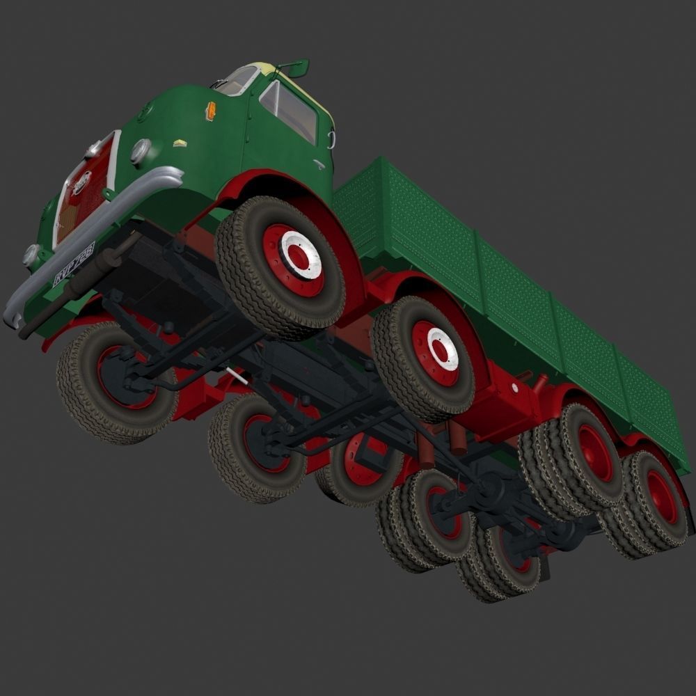 3D model Seddon DD8 Lorry VR / AR / low-poly | CGTrader