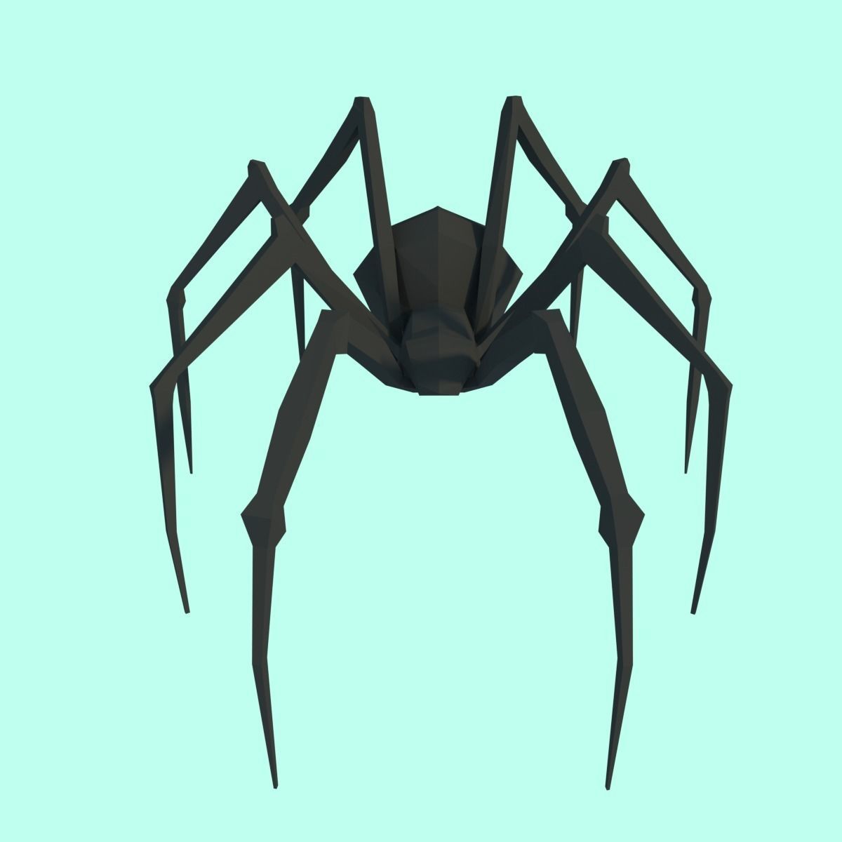 Low Poly Spider Model free VR / AR / low-poly 3D model | CGTrader