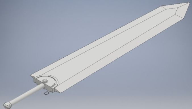 Berserk - DragonSlayer Sword 3D model | CGTrader