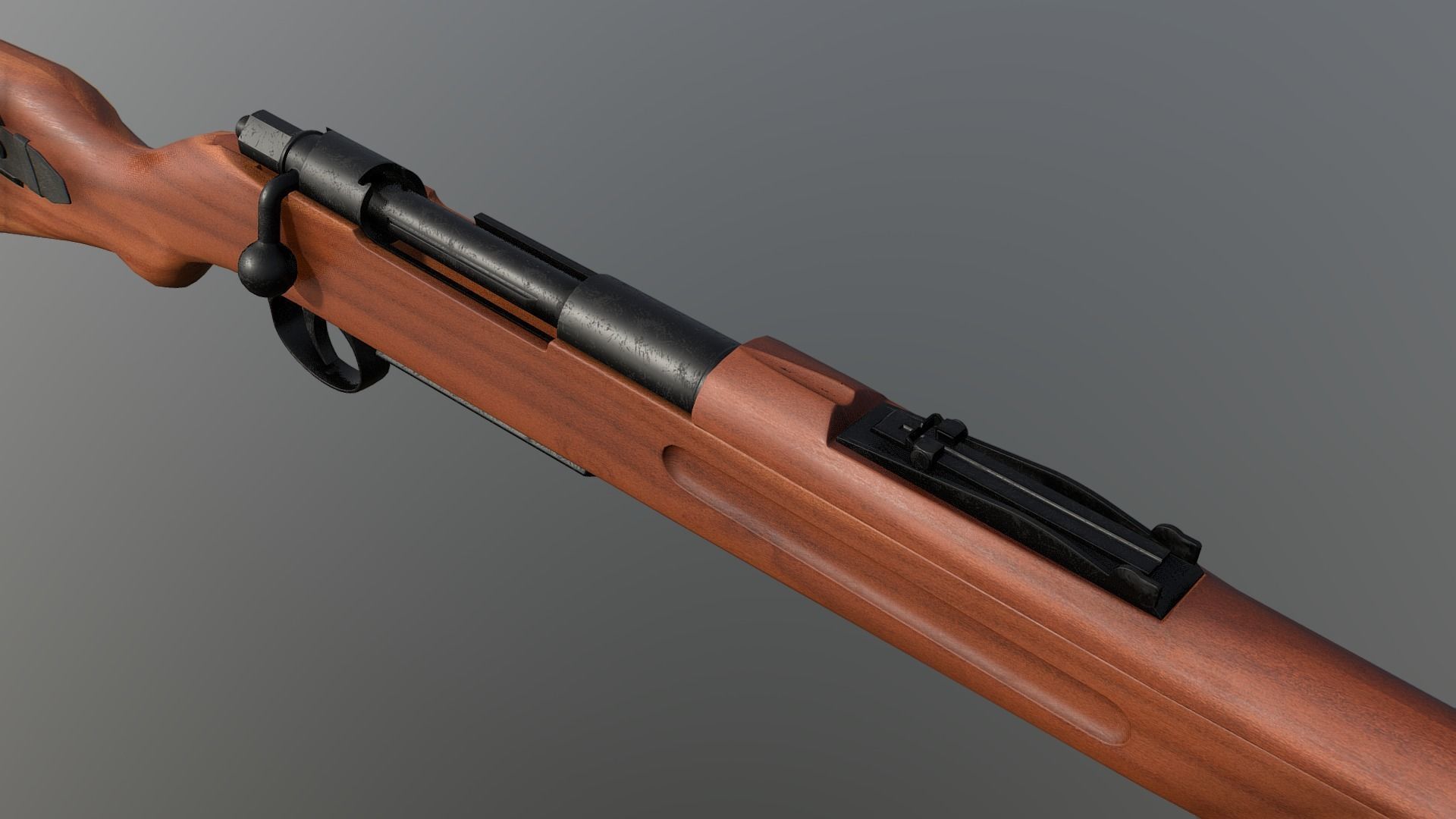 3D model K98 Sniper Rifle VR / AR / low-poly | CGTrader