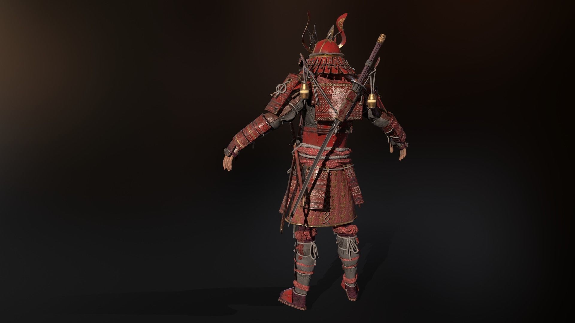 3D model Samurai Remastered VR / AR / low-poly rigged animated | CGTrader