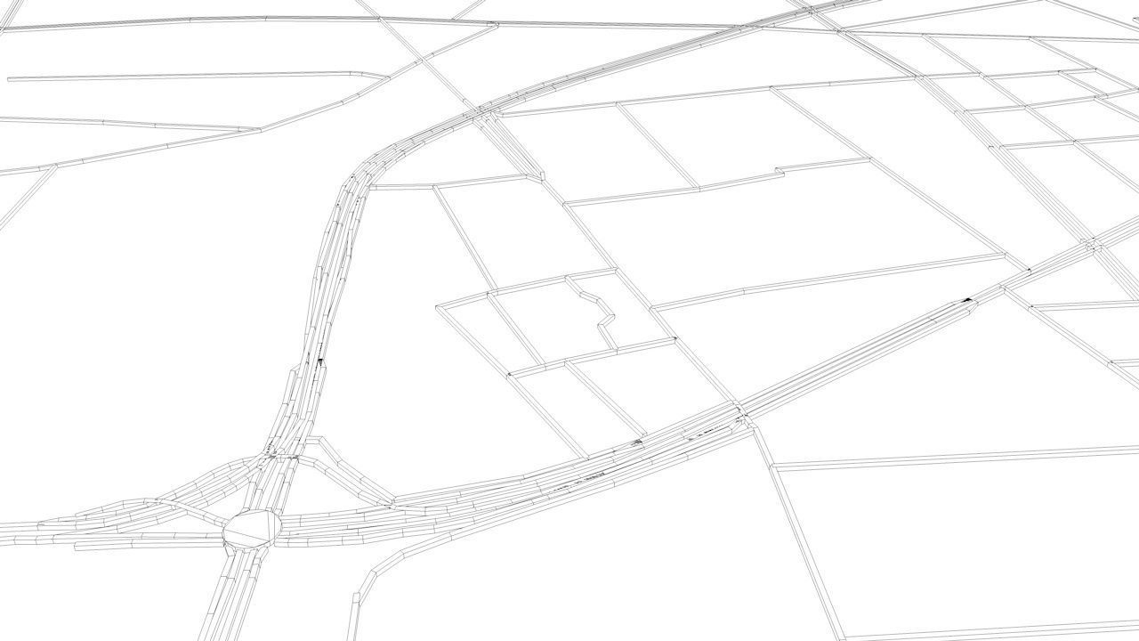 Shenyang Road Network and Streets 3D model | CGTrader