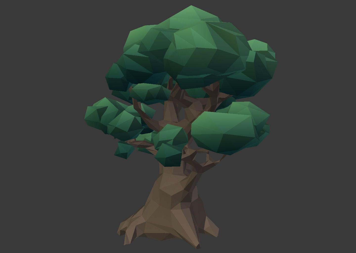 Low Poly Tree Big free VR / AR / low-poly 3D model | CGTrader