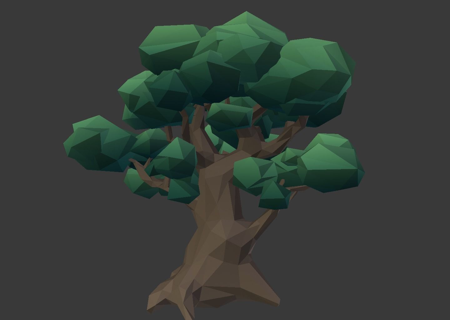 Low Poly Tree Big free VR / AR / low-poly 3D model | CGTrader