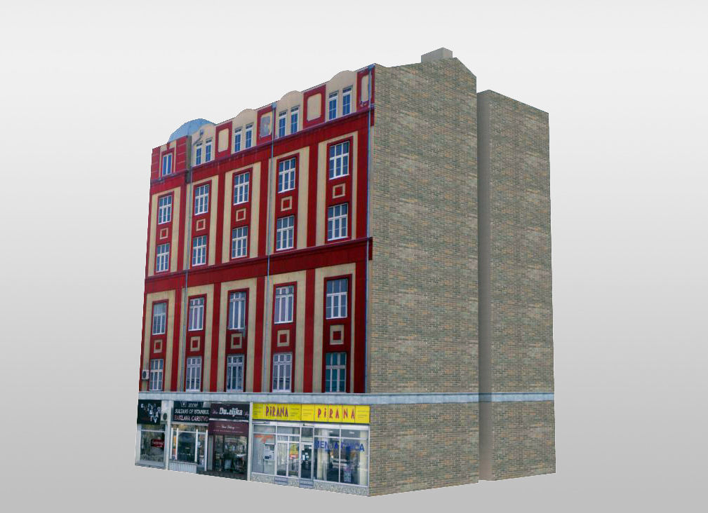 3D model Classical Corner Building VR / AR / low-poly | CGTrader