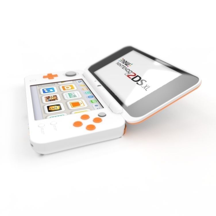 Nintendo 2DS XL 3D model | CGTrader