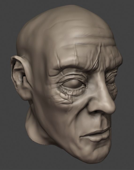 Male Human Head free 3D model | CGTrader