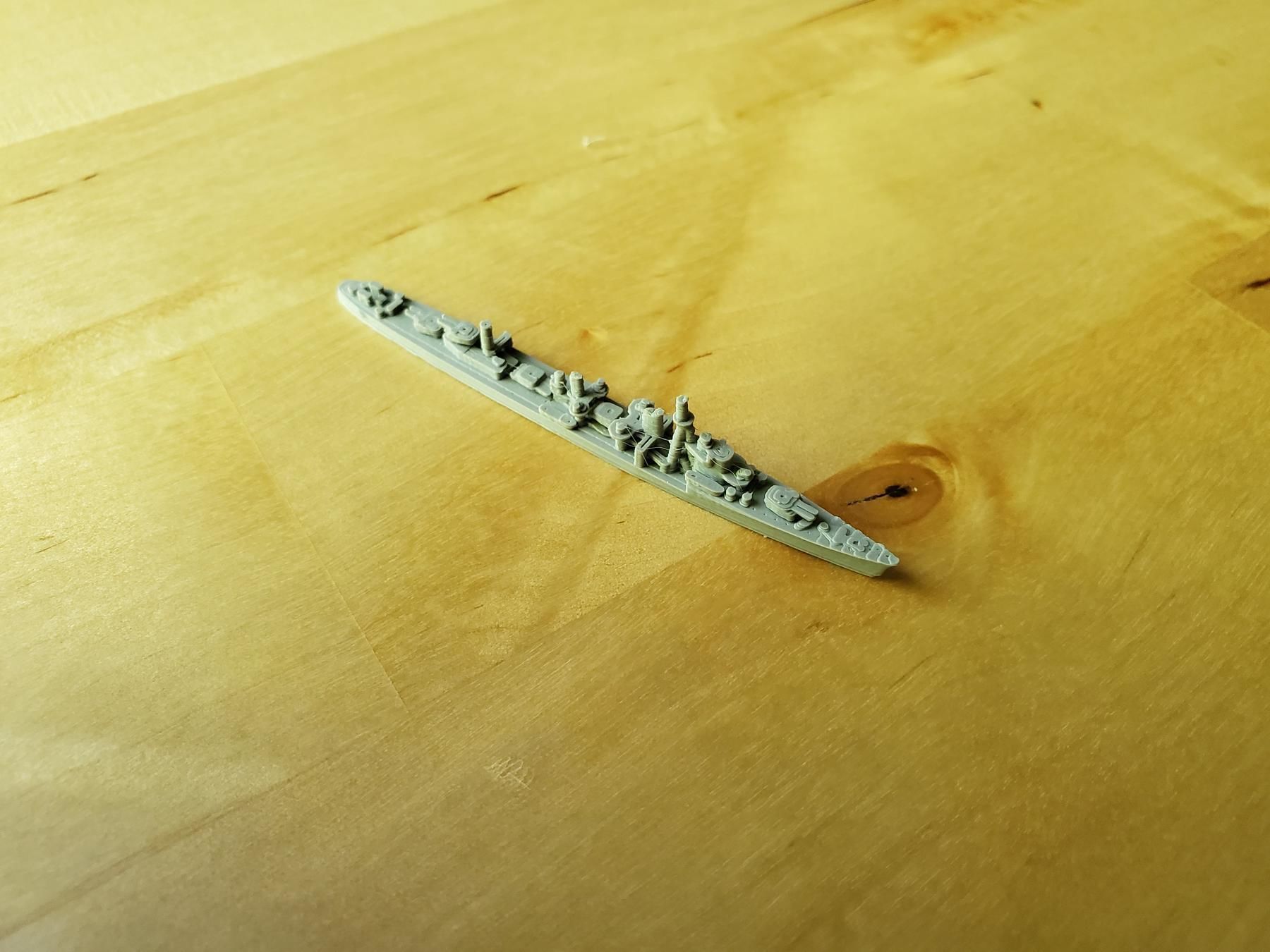 Japanese Yugumo Class Destroyer Warship 3D model 3D printable | CGTrader