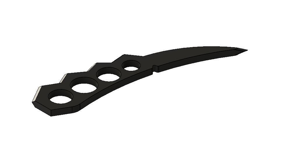 Naruto Chakra Blade 3D model 3D printable | CGTrader