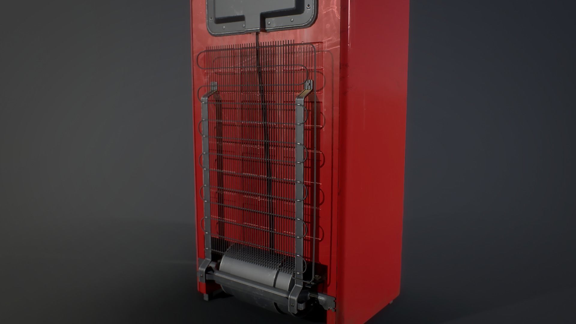 3D model Vintage Soviet Fridge - ZIL Moskva VR / AR / low-poly | CGTrader