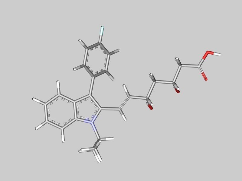 Collection of statin drug molecules 3D model | CGTrader