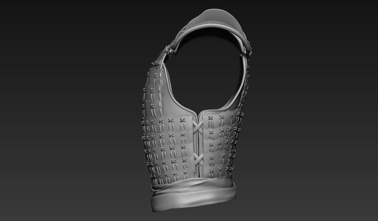Samurai Torso Armor 3D model | CGTrader