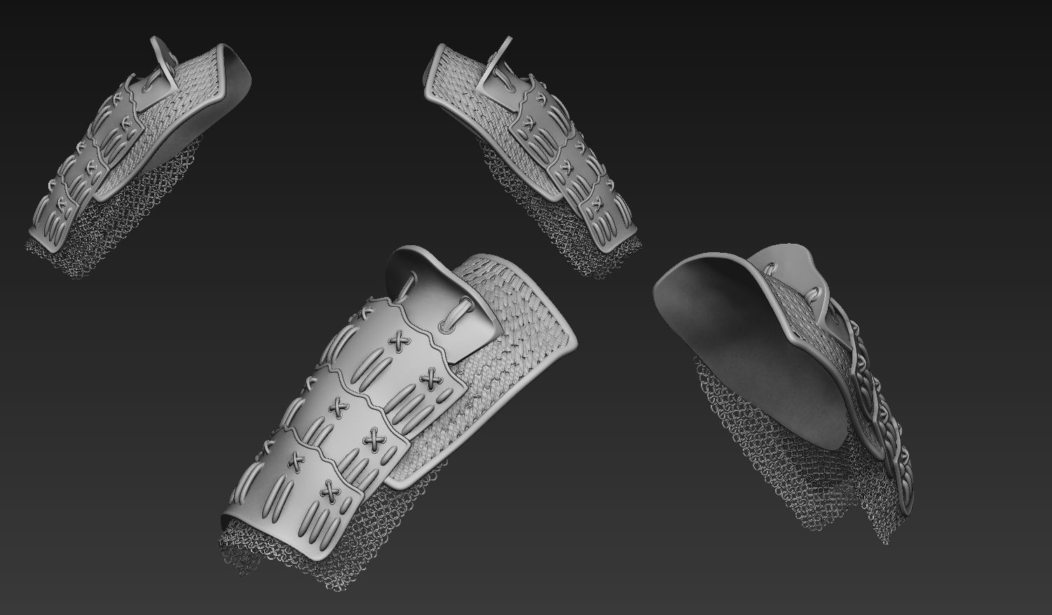 Samurai Shoulder Armor 3D model | CGTrader