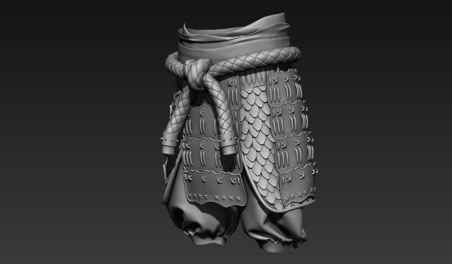 Samurai Leg Armor 3D model | CGTrader