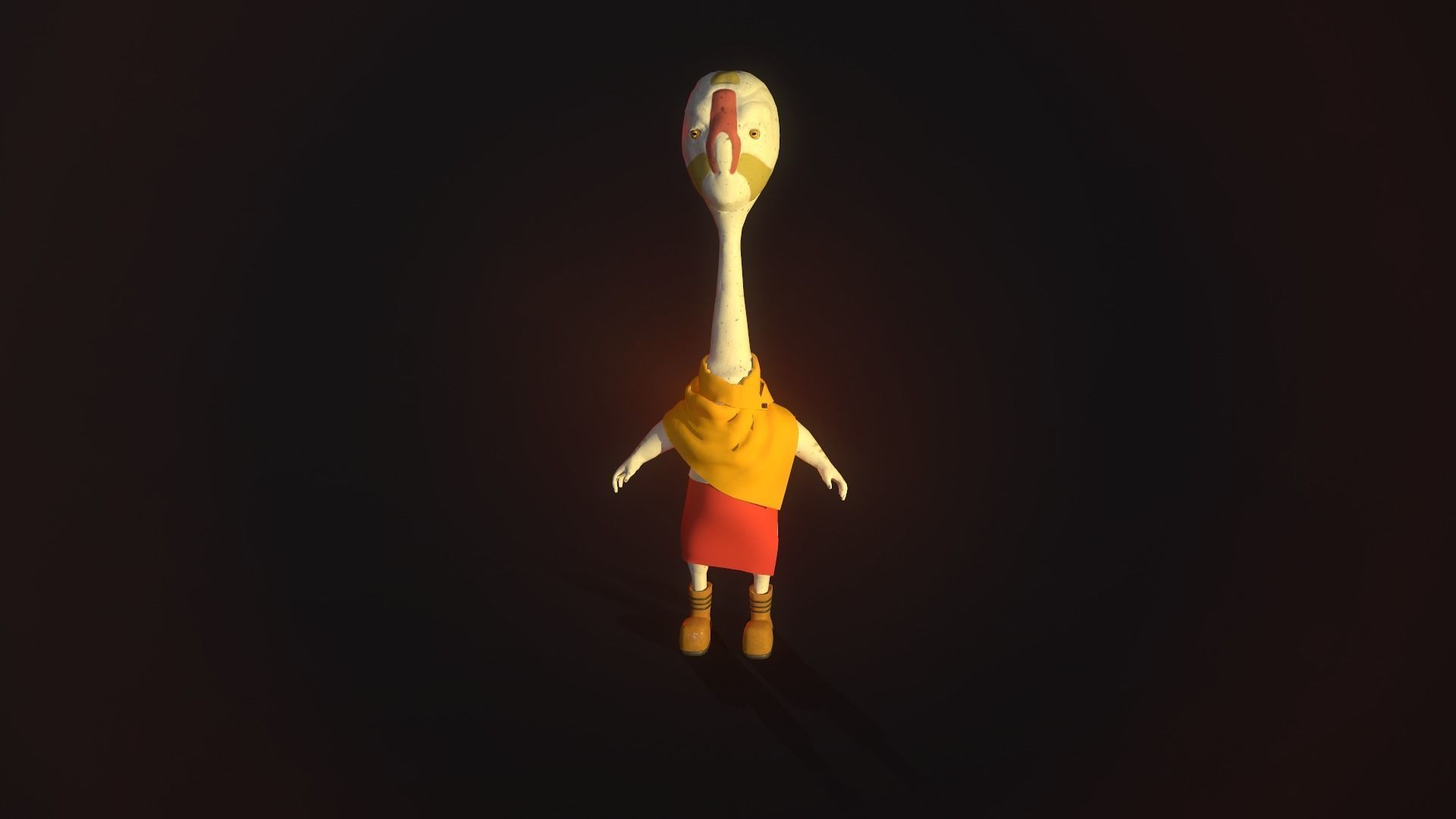 3D model Alien Monk VR / AR / low-poly | CGTrader