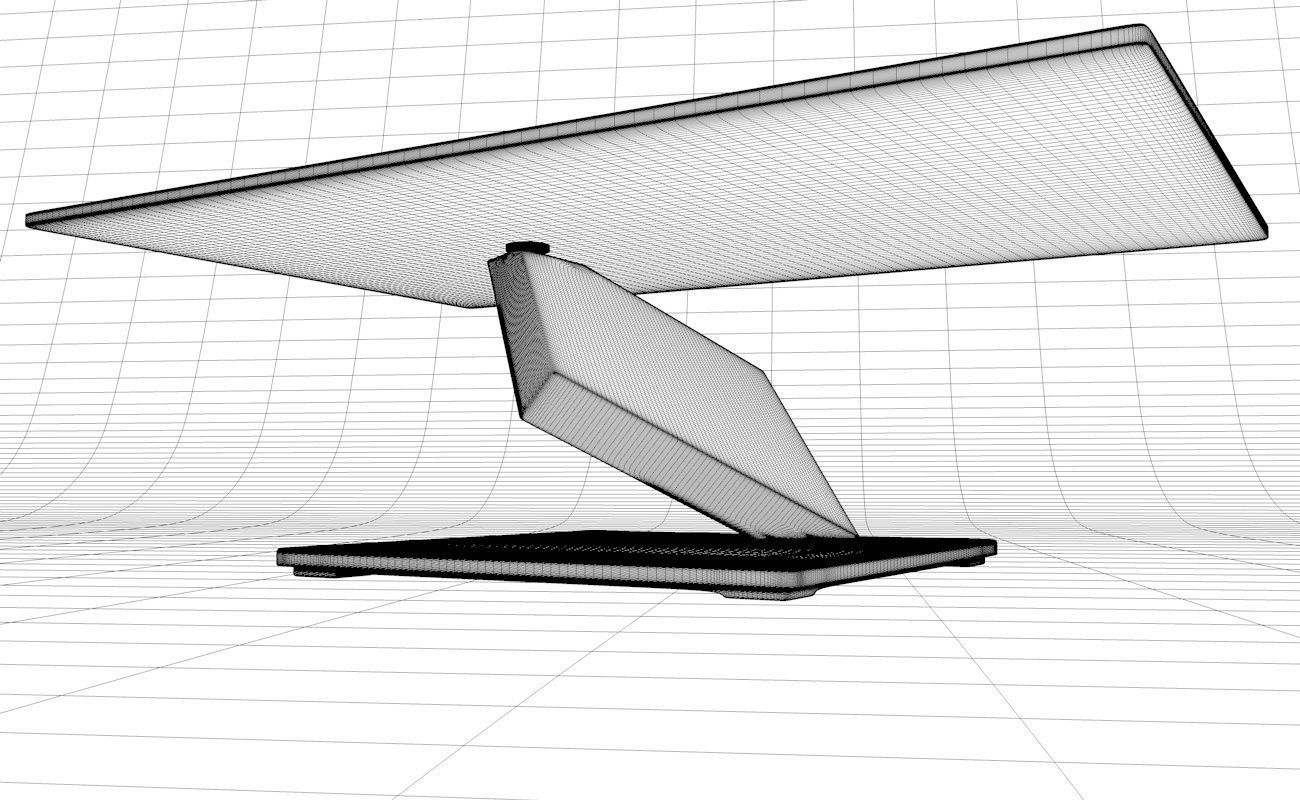 Ultrarealistic futuristic table 3D model | CGTrader