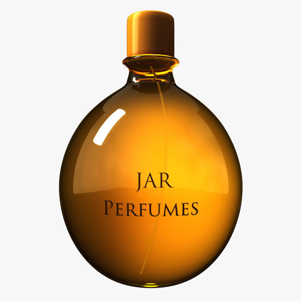 Jar Perfume and Bottle Paris 3D model | CGTrader