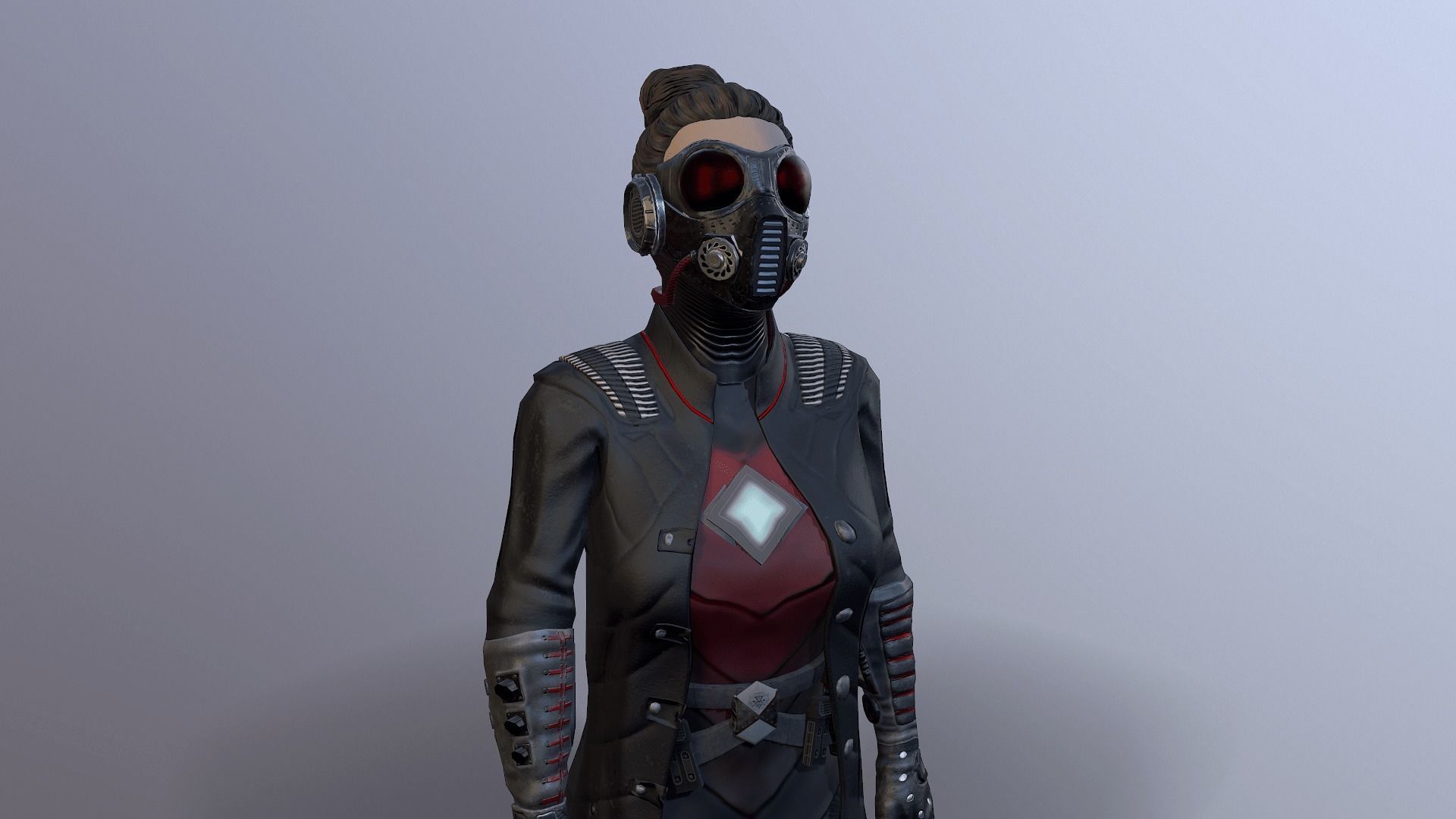 3D model Sci-fi suit AC-1 modular pack VR / AR / low-poly rigged | CGTrader