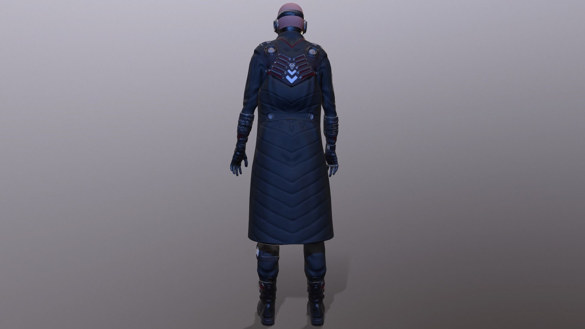 3D model Sci-fi suit AC-1 modular pack VR / AR / low-poly rigged | CGTrader