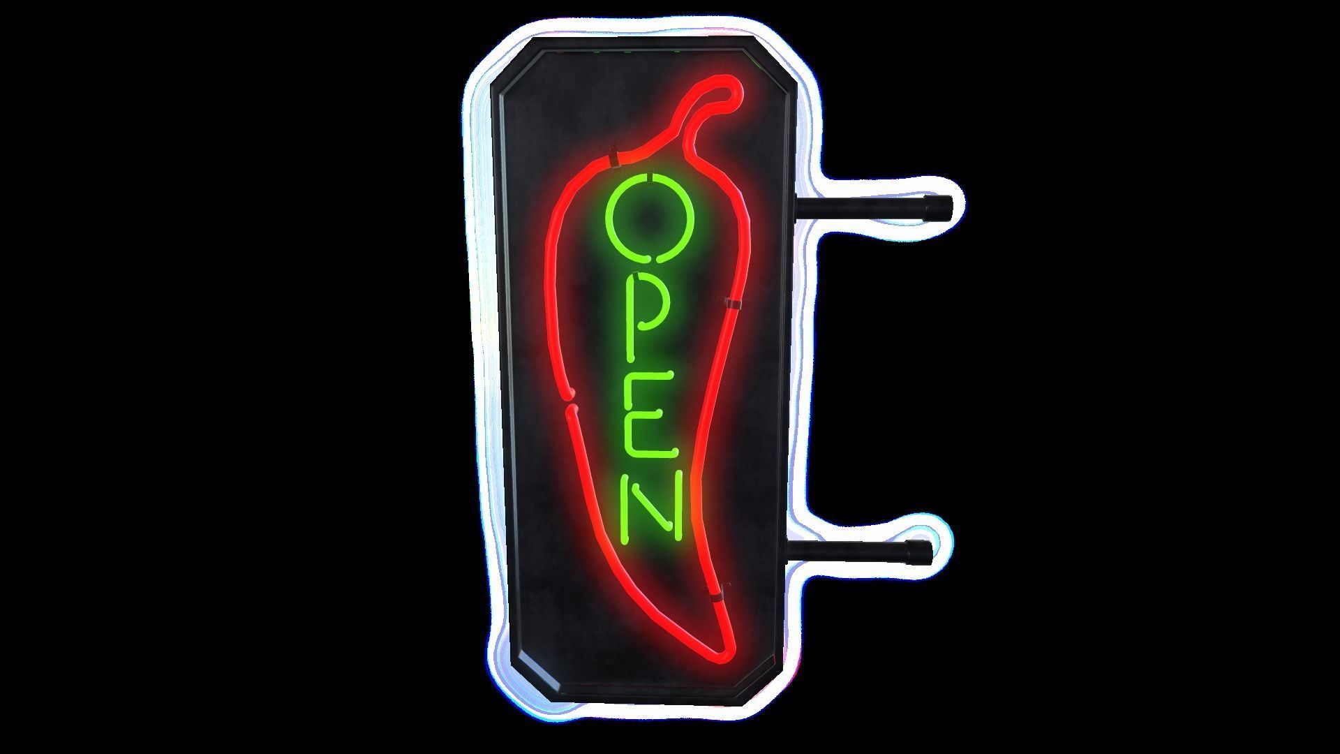 Neon sign PBR free VR / AR / low-poly 3D model | CGTrader