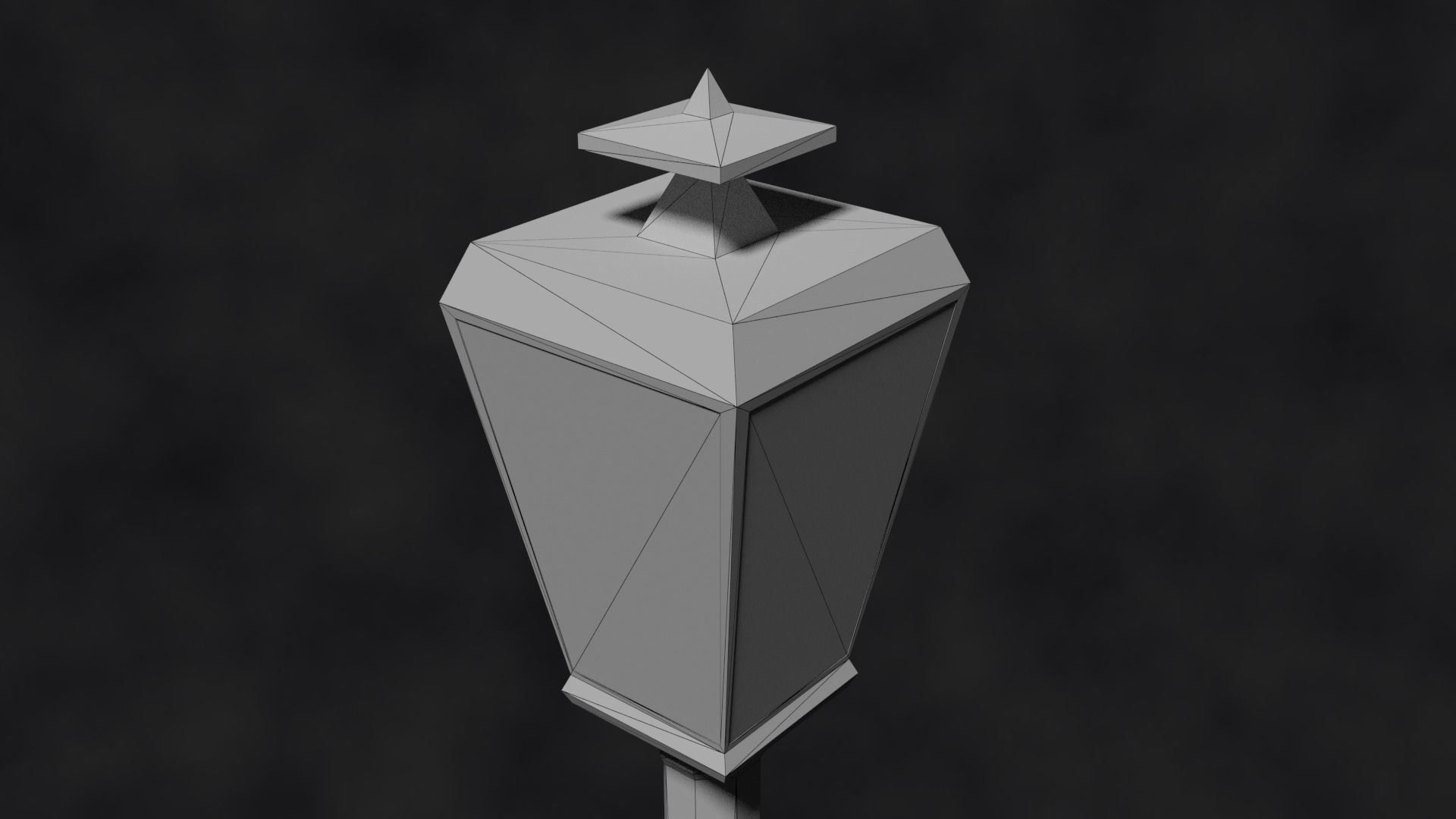 3D model Low poly city lamp post VR / AR / low-poly | CGTrader