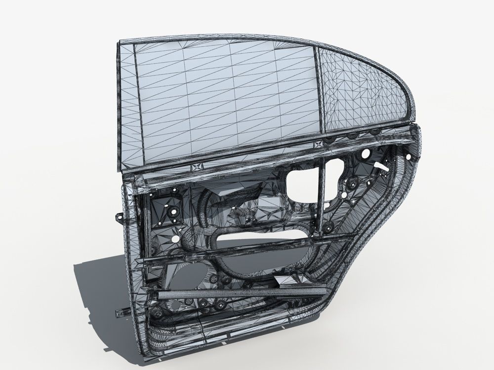Car Door Structure 02 3D model | CGTrader