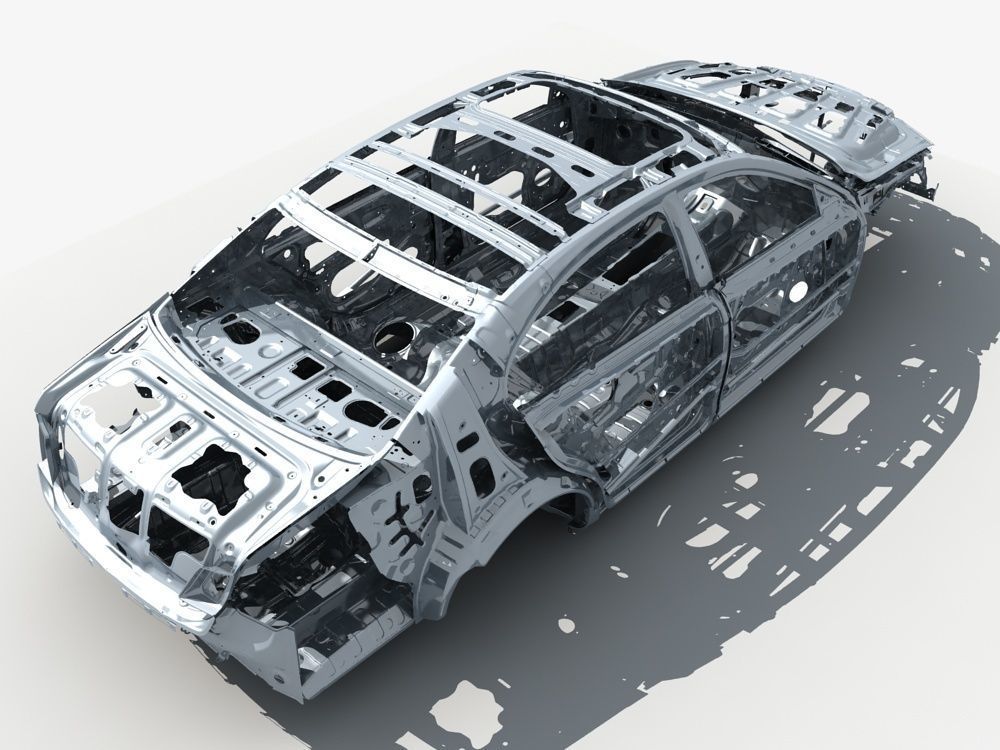 Car Frame 01 3D model | CGTrader