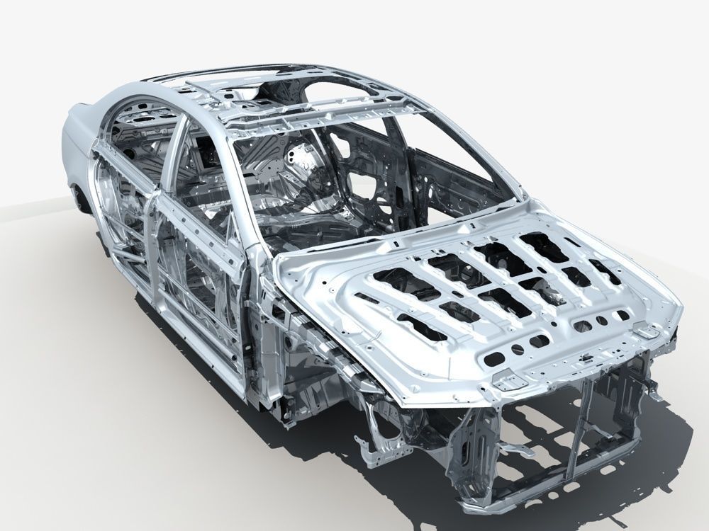 Car Frame 02 3D model | CGTrader