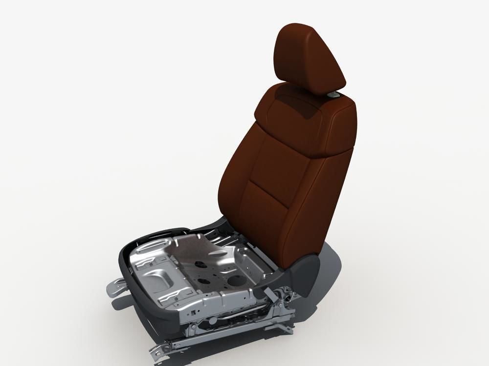 Car Seat Structure 3D model | CGTrader