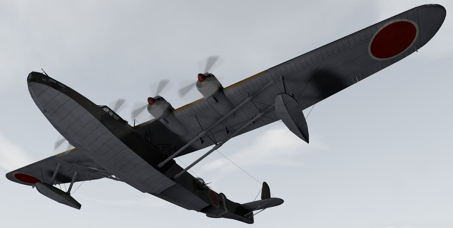 Kawanishi H6K4 Mavis 3D model | CGTrader